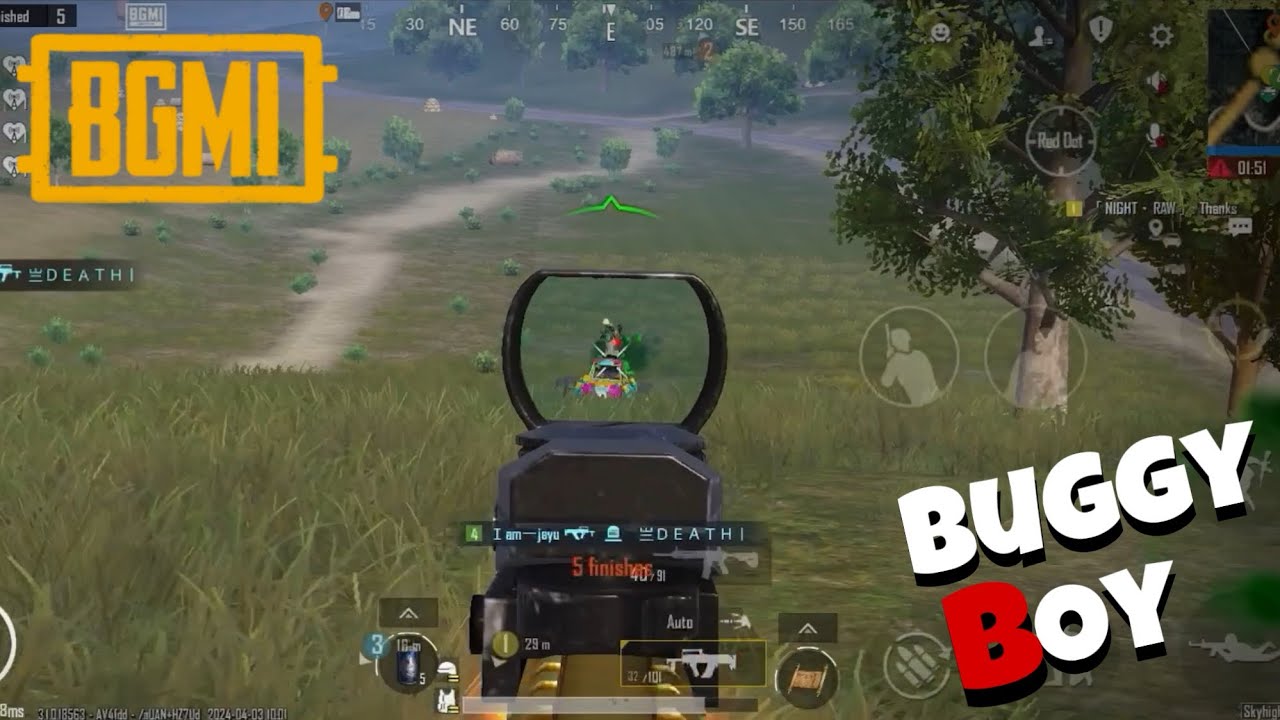 Bgmi buggy boy rush on me | best kill | interesting fight | - YouTube