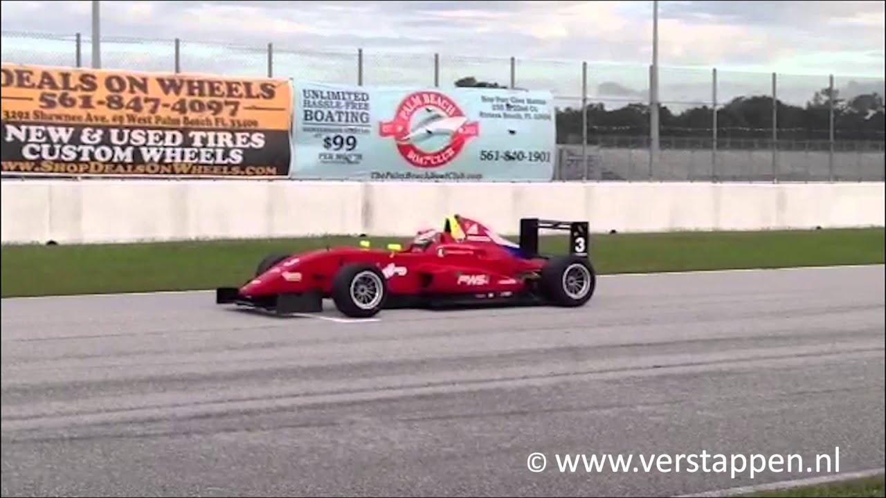 Max Verstappen practice starts, Florida Winter Series, Palm Beach - YouTube