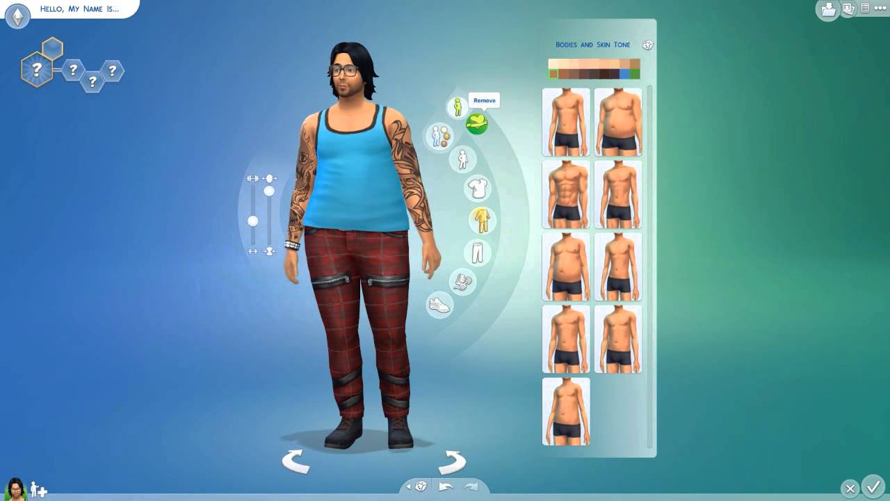 The Sims 4 Gameplay Walkthrough part 2 - Character Creation - YouTube