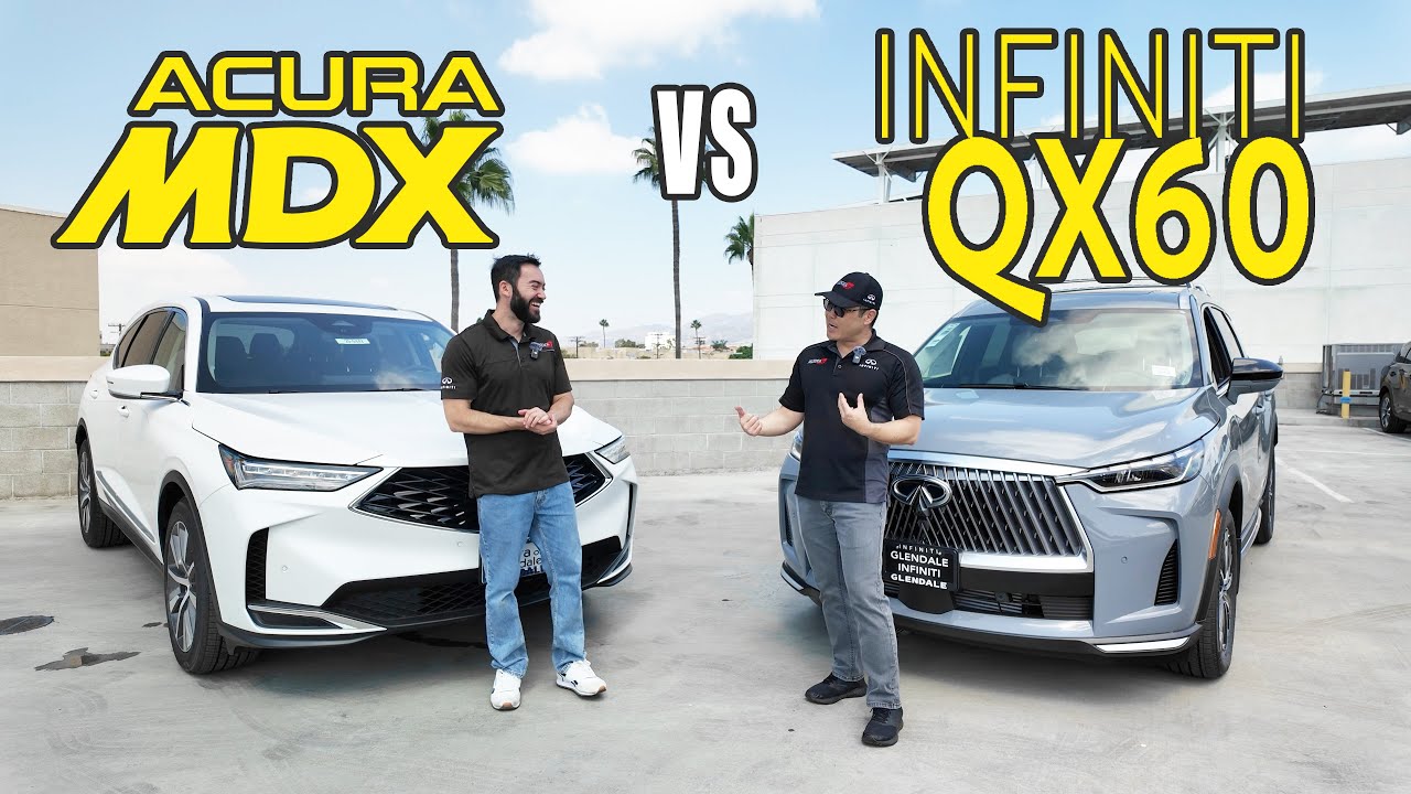 Acura MDX vs Infiniti QX60 | Luxury SUV Showdown (Part 1: Walkthrough ...