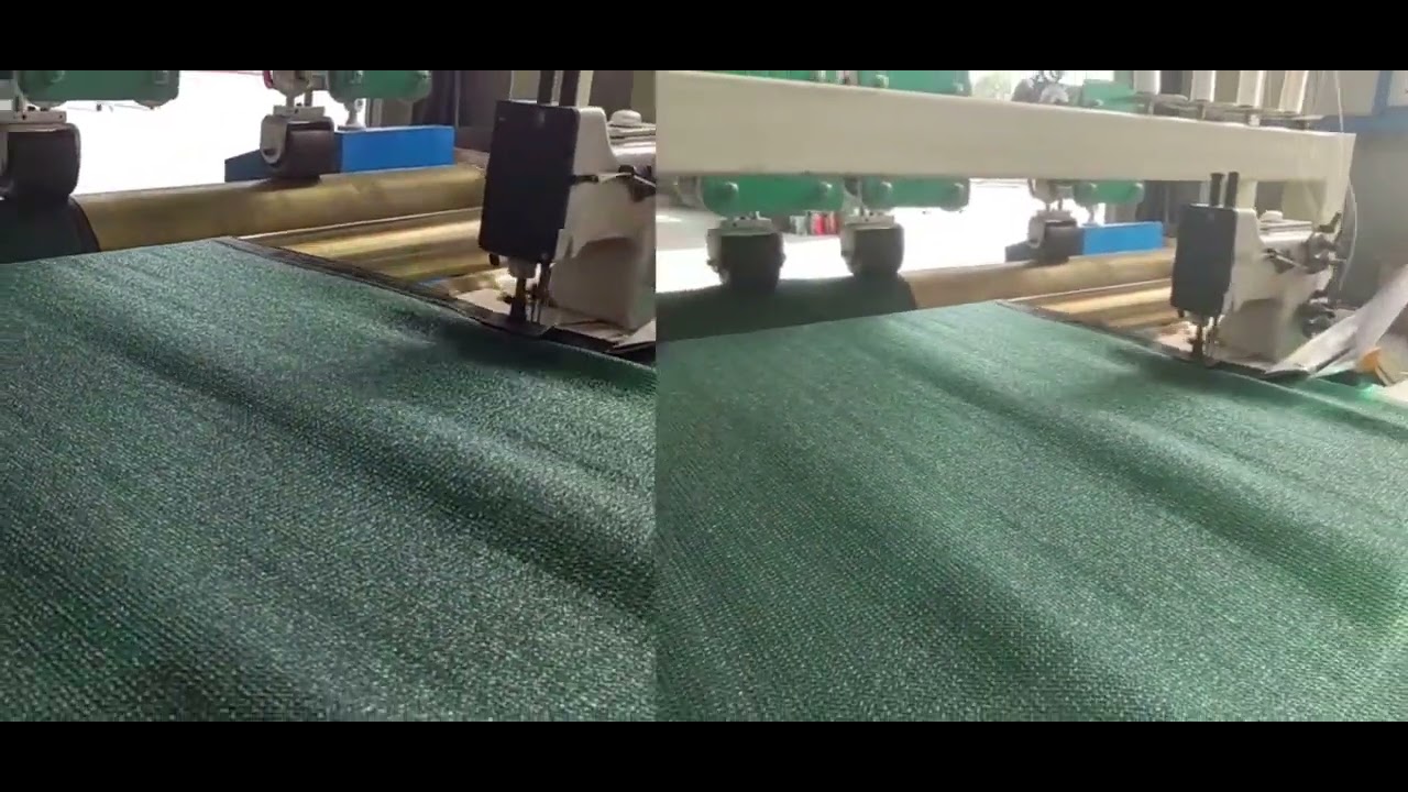 Auto Sewing Machine Line For Scafolding Safety Net Youtube