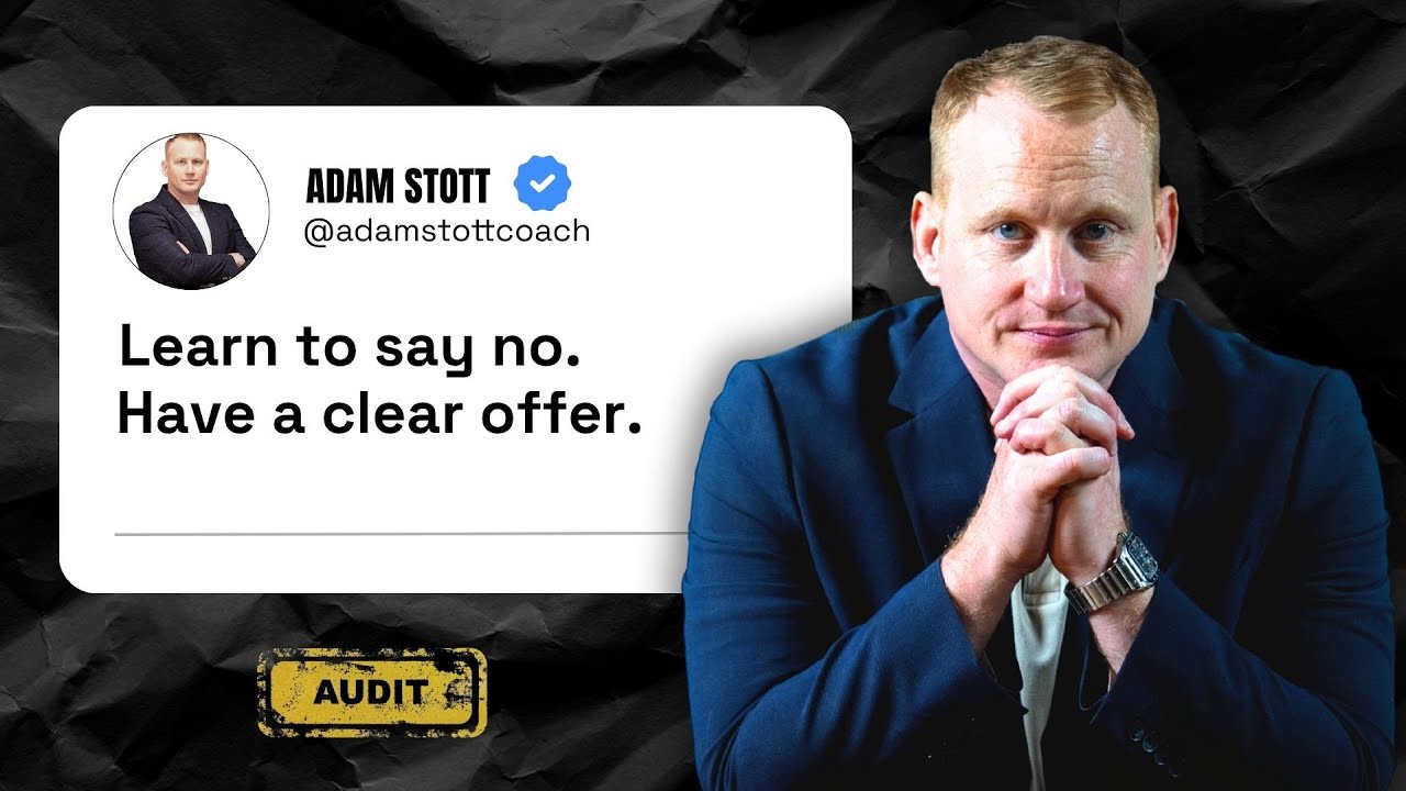 From People-Pleaser to £100K | Adam Stott BGS Audit - YouTube