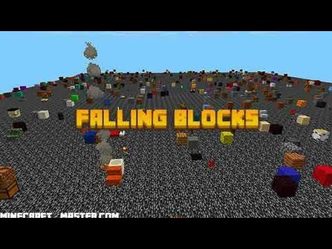 Blok blok jatuh dari langit|minecraft Falling blocks - YouTube