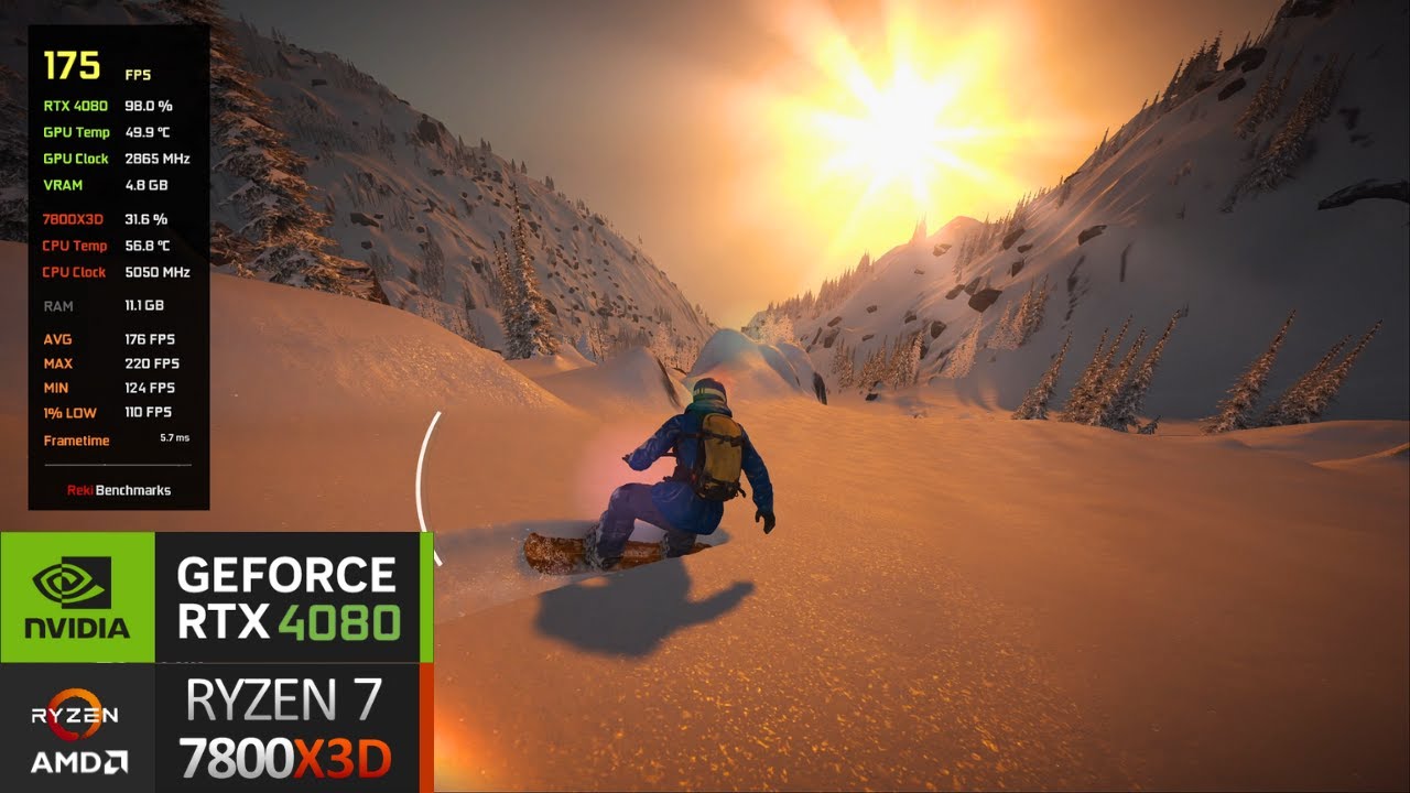 STEEP l RTX 4080 + Ryzen 7 7800X3D l 1440p Ultra Graphics Settings ...