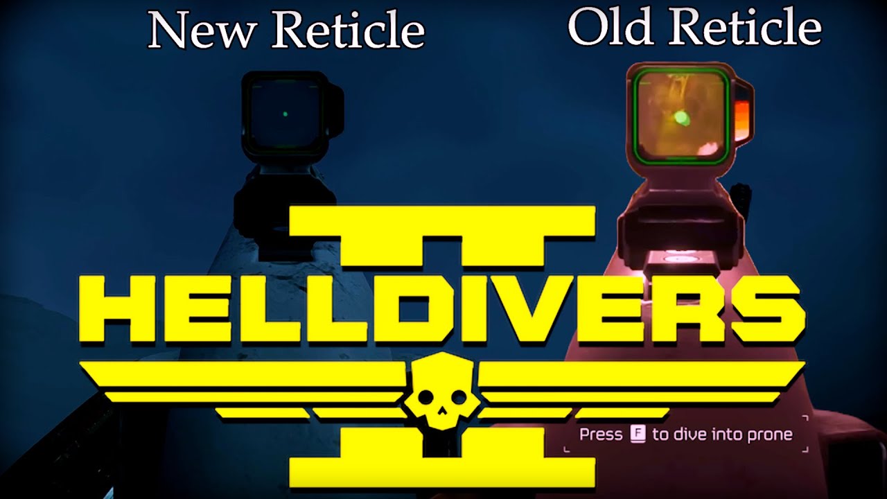 They Even Cleaned Up The Railgun Reticle | Helldivers 2 - YouTube