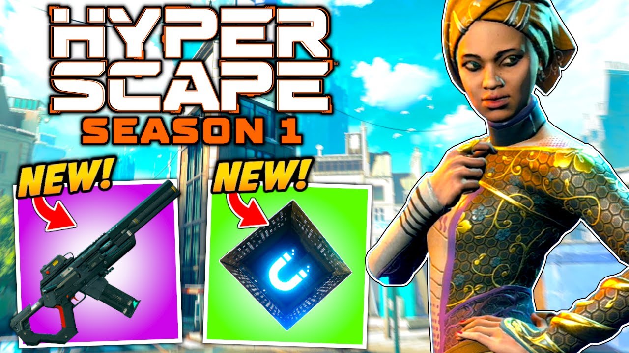 NEW Hyper Scape SEASON 1 | New Weapons, New Hack & More! - YouTube