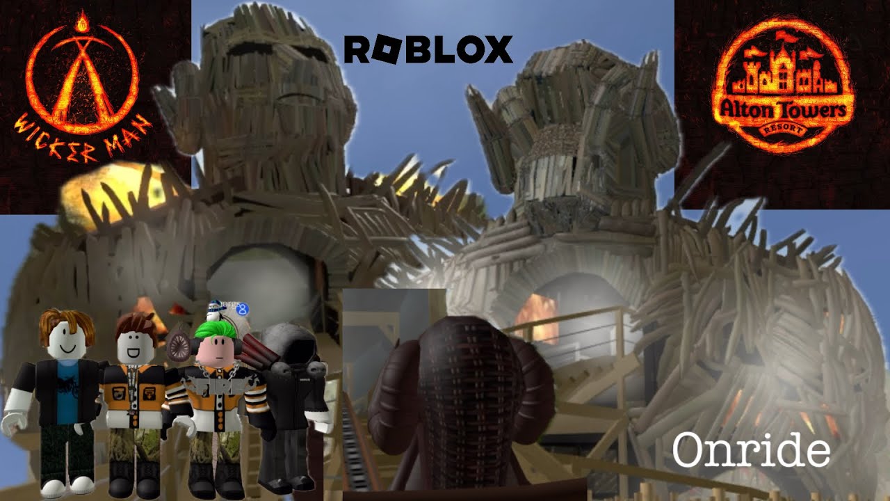 Wicker Man Onride POV Alton Towers Roblox - YouTube
