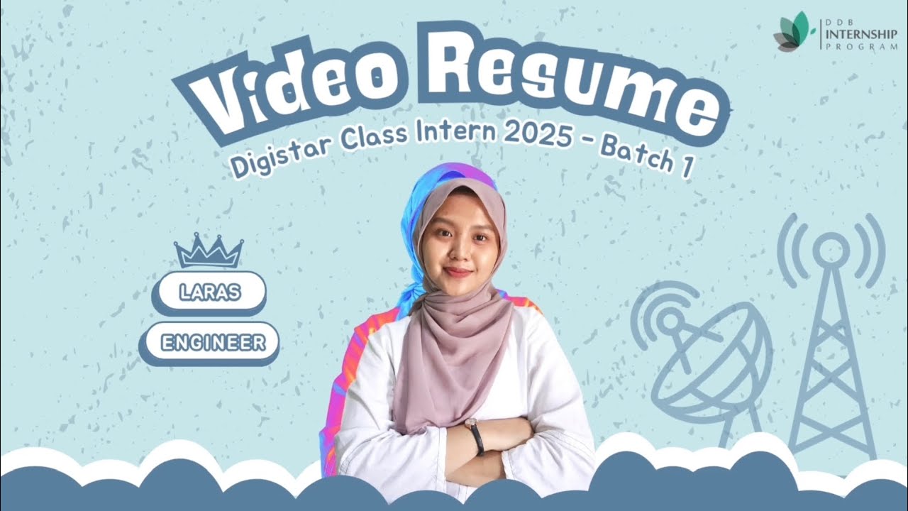 Video Resume Digistar Class Internship 2025 | LARAS - Role Engineer ...