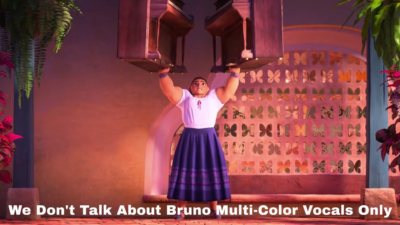 We Don’t Talk About Bruno Multi-Color Vocals Only - YouTube