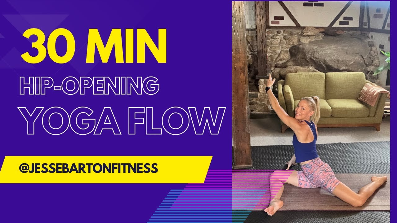 30-Min Hip-Opening Yoga Flow | Release Tension & Move Freely - YouTube