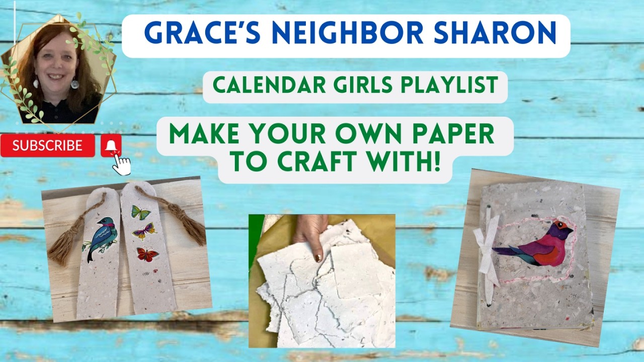 CAN YOU MAKE YOUR OWN PAPER WITH CALENDAR PAGES? Watch how I use my ...