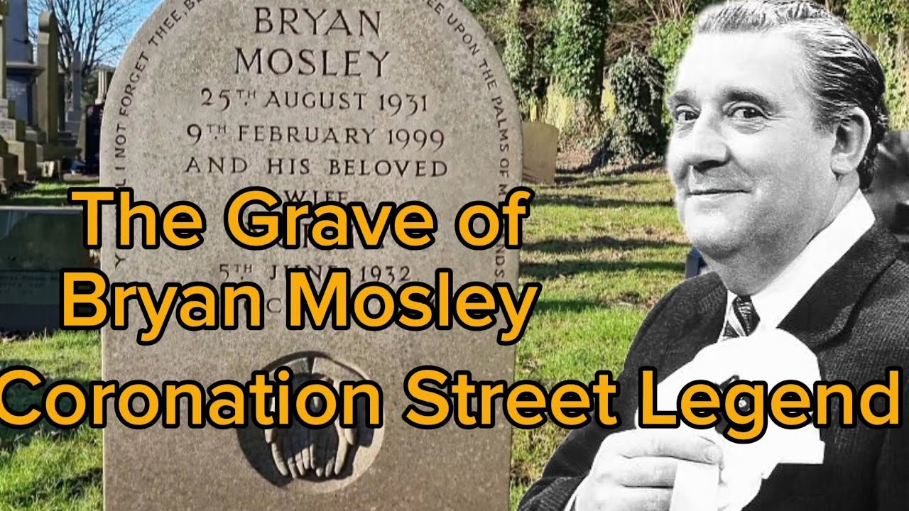 The Grave of Bryan Mosley. Coronation Street Legend Alf Roberts ...