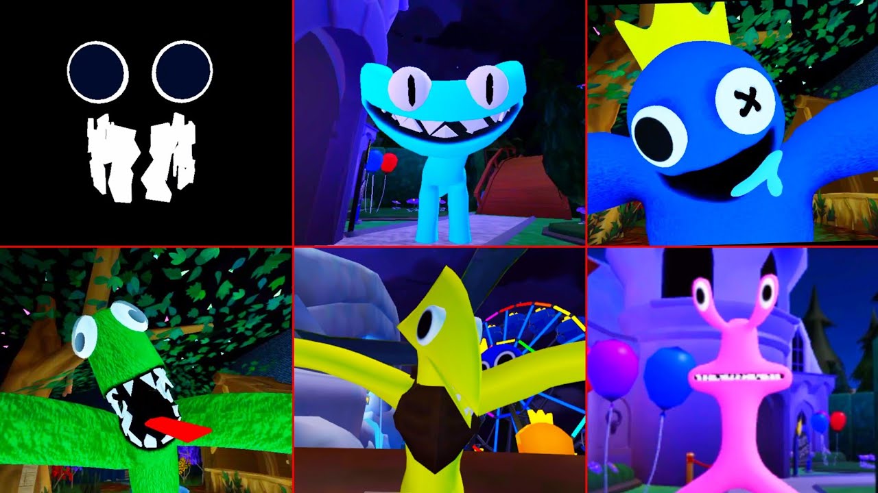 Rainbow friends chapter 2 with pink jumpscare - YouTube