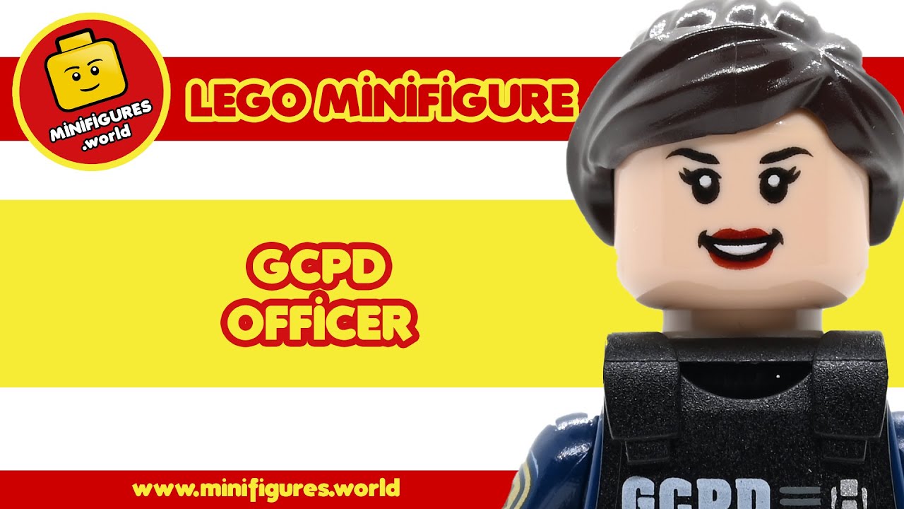👮‍♀️ LEGO minifigure: GCPD Officer (sh416) 👮‍♀️ [LEGO BATMAN MOVIE ...