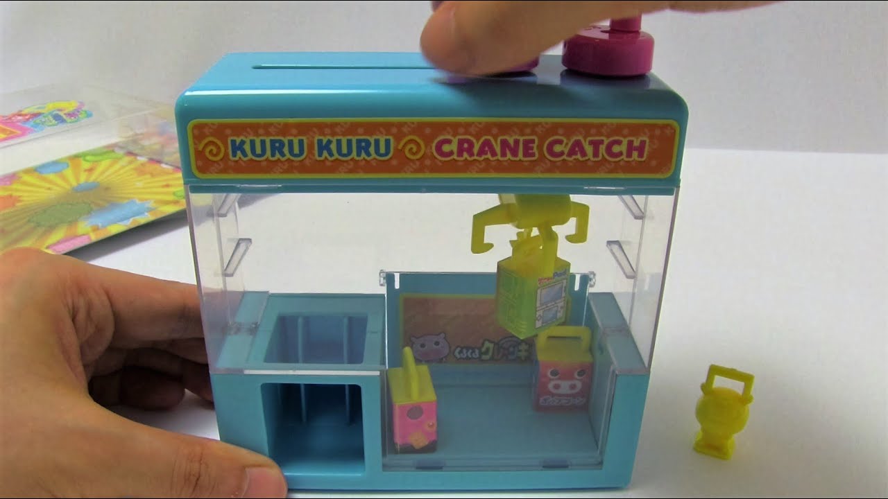 Kuru Kuru Crane Catch mini Crane Game - YouTube