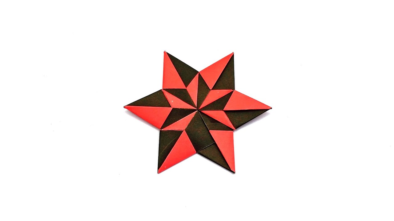 Paper Modular Star Making Without Glue | Handmade Paper Star Tutorial ...