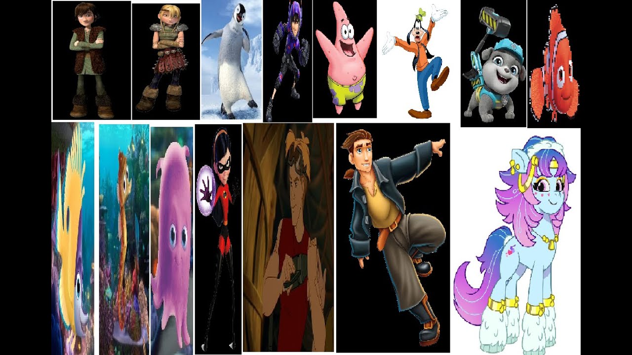 All Heroic Alien10 favorite characters sings I'm blue (DA BA DEE) part ...