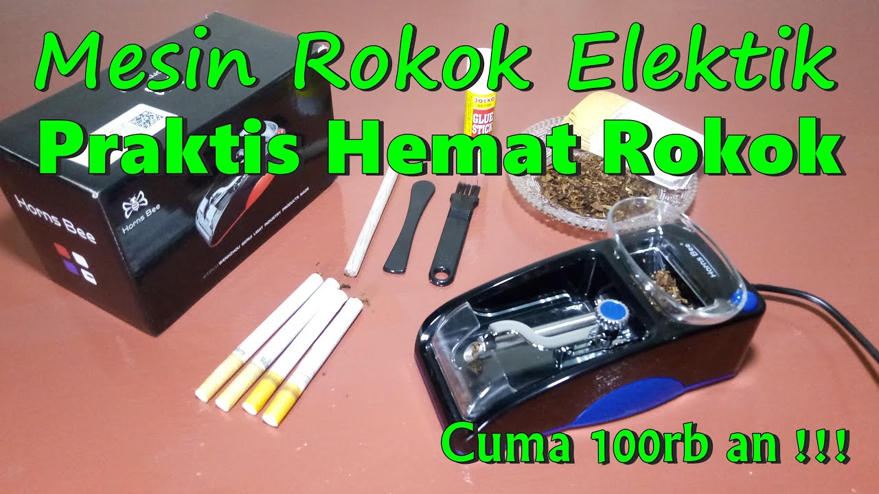 MESIN PEMBUAT ROKOK ATOMATIS || HORNS BEE GR-12-005 - YouTube