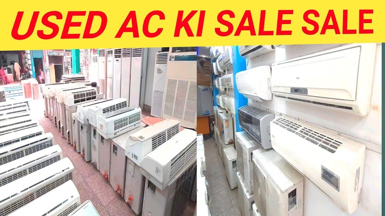 Used AC Wholesale Market | Air Conditioner technology - YouTube