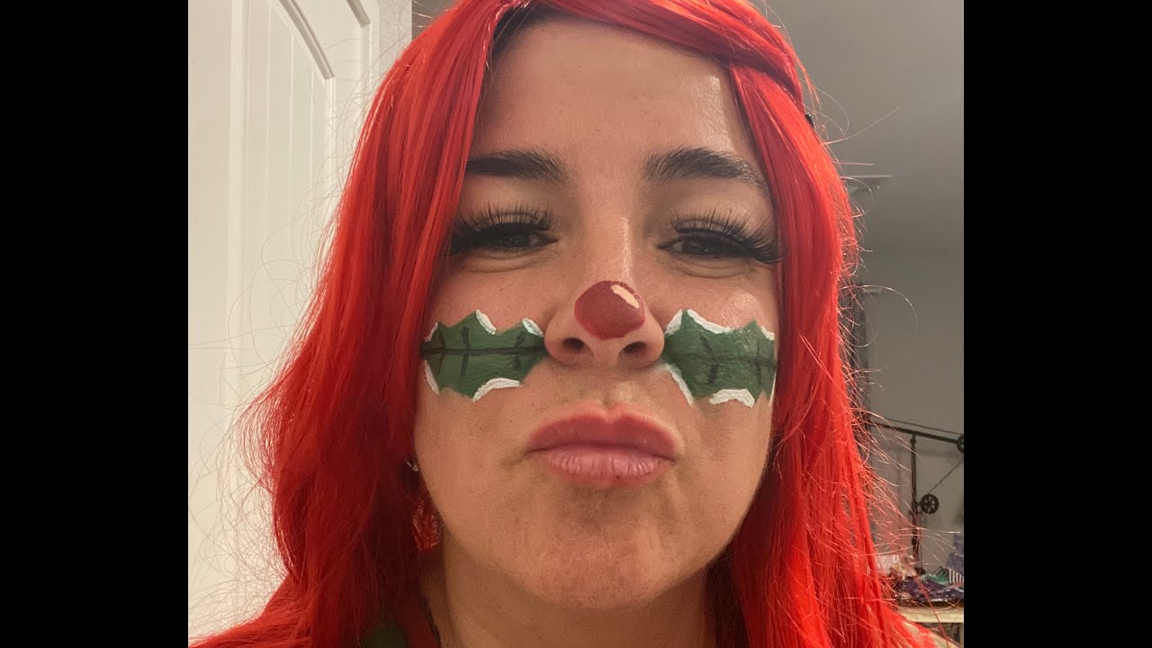 Live Stream Body Painting Christmas Elf Art - YouTube