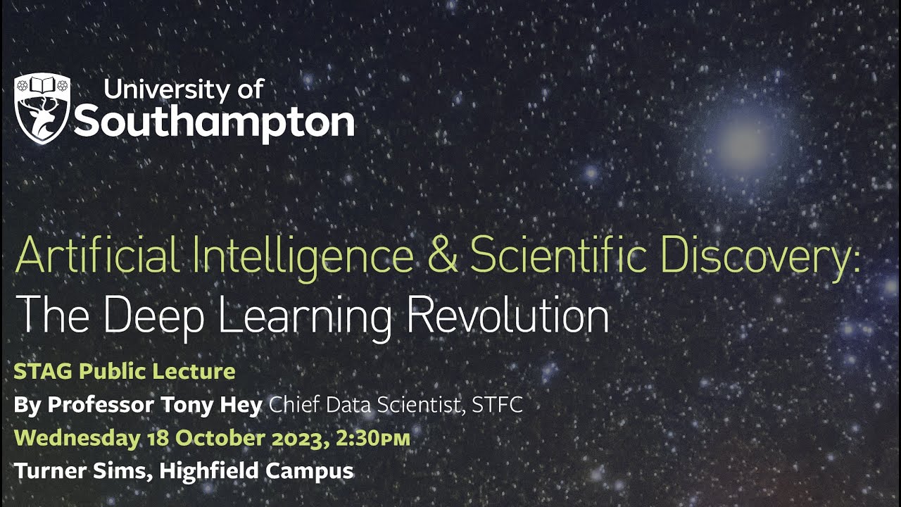 2023 STAG lecture by Prof Tony Hey - YouTube