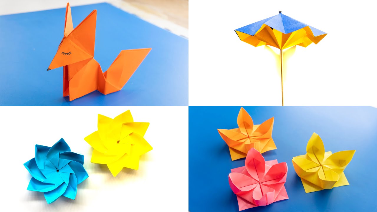 4 Easy and Cool Origami and Paper Craft Ideas #10 - YouTube