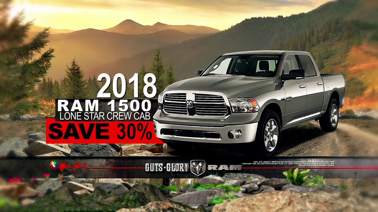 Mac Haik Dodge Chrysler Jeep Ram - BIG Finish 2017 - YouTube