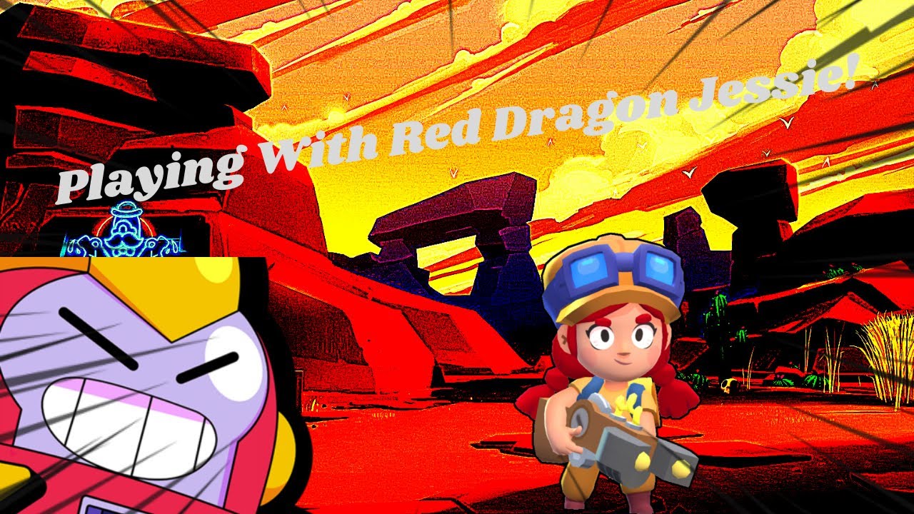 Brawl Stars Gameplay Part 27 - Playing With Red Dragon Jessie! - YouTube