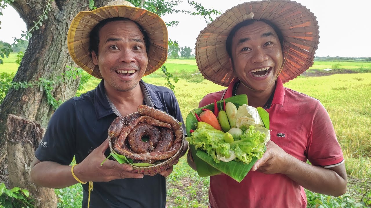 Amazing Cooking Pork Intestine Stuffed Countryside Recipe - Chef ...