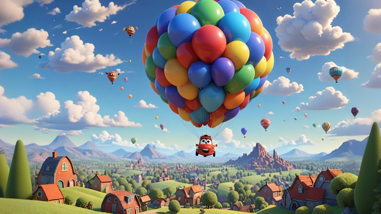 The Talking Balloon Flew Away 🎈🗣️ | Fun Kids Story | Preschool ...