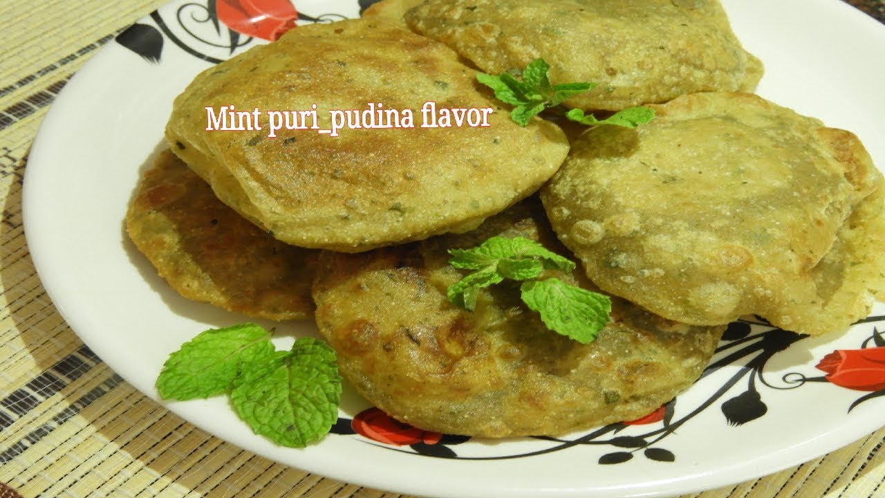 Phudina Puri, Mint Indian Poori. health reminder. 2017. - YouTube