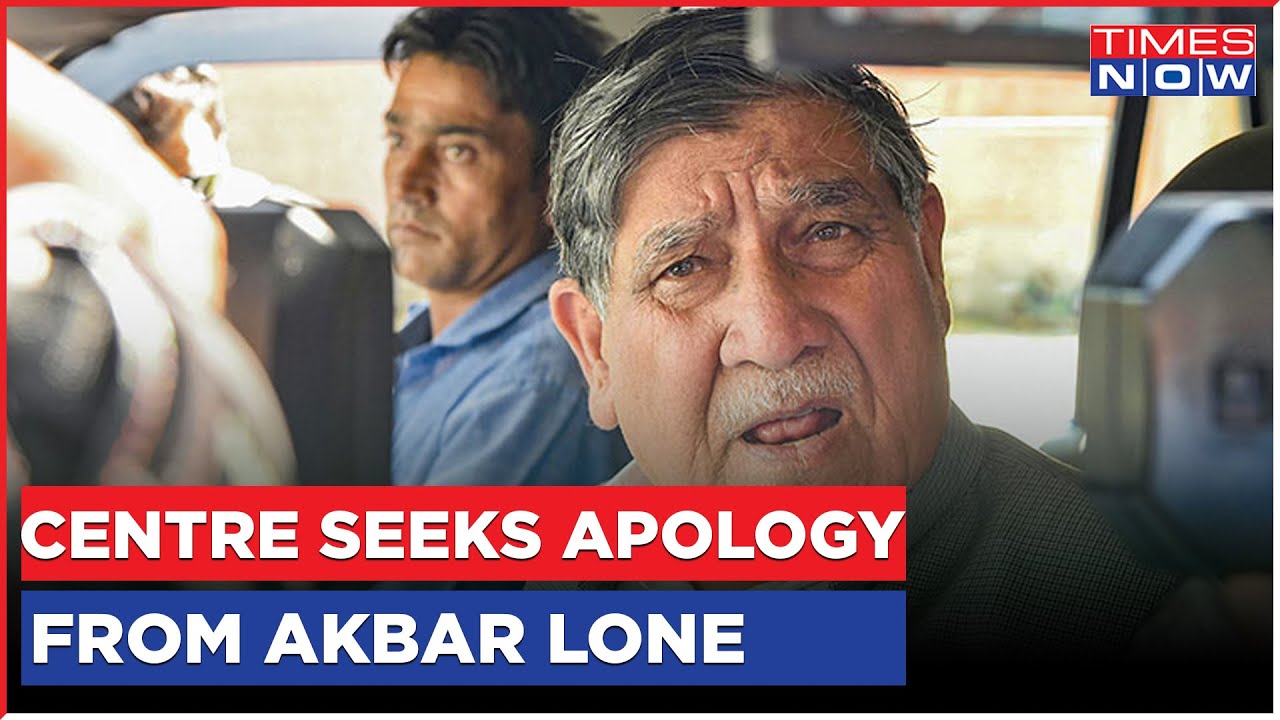 Centre Seeks Apology From NC MP Akbar Lone Over Pro-Pak Slogans ...
