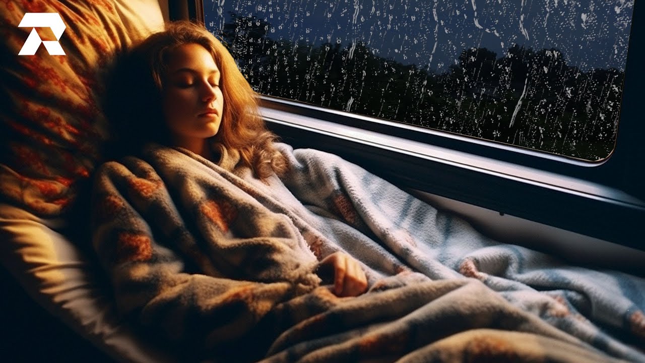 Night Train Ambience on a Rainy Night | Train & Rain Sounds 10 Hours ...