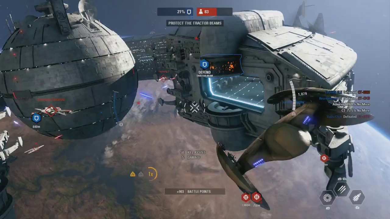 Trying to Defend the Droid Command Ship - Star Wars Battlefront II ...