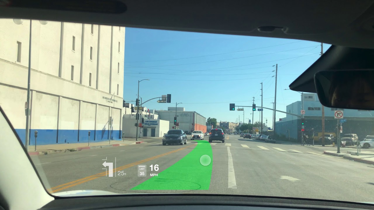Conceptual Head Up Display: Tesla Model 3 - YouTube