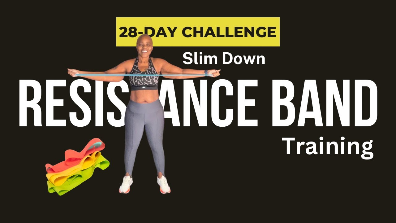 GET FIT FAST with 28 Day Resistance Band Challenge! - YouTube