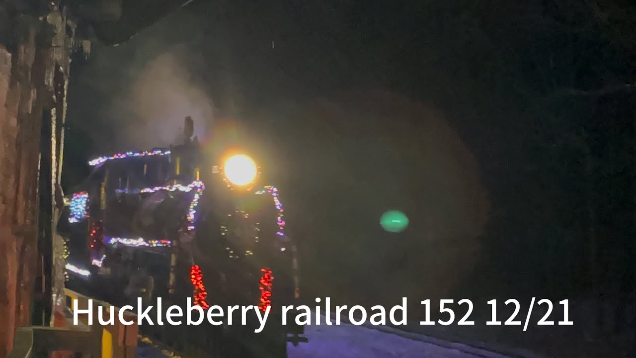 Huckleberry railroad 152 12/21/24 - YouTube