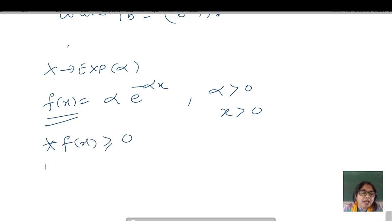 Lec 1 Introduction to Exponential Distribution - YouTube