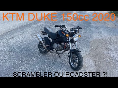 KTM DUKE 150cc PRÉSENTATION DU PROTOTYPE !! SCRAMBLER OU ROADSTER ...