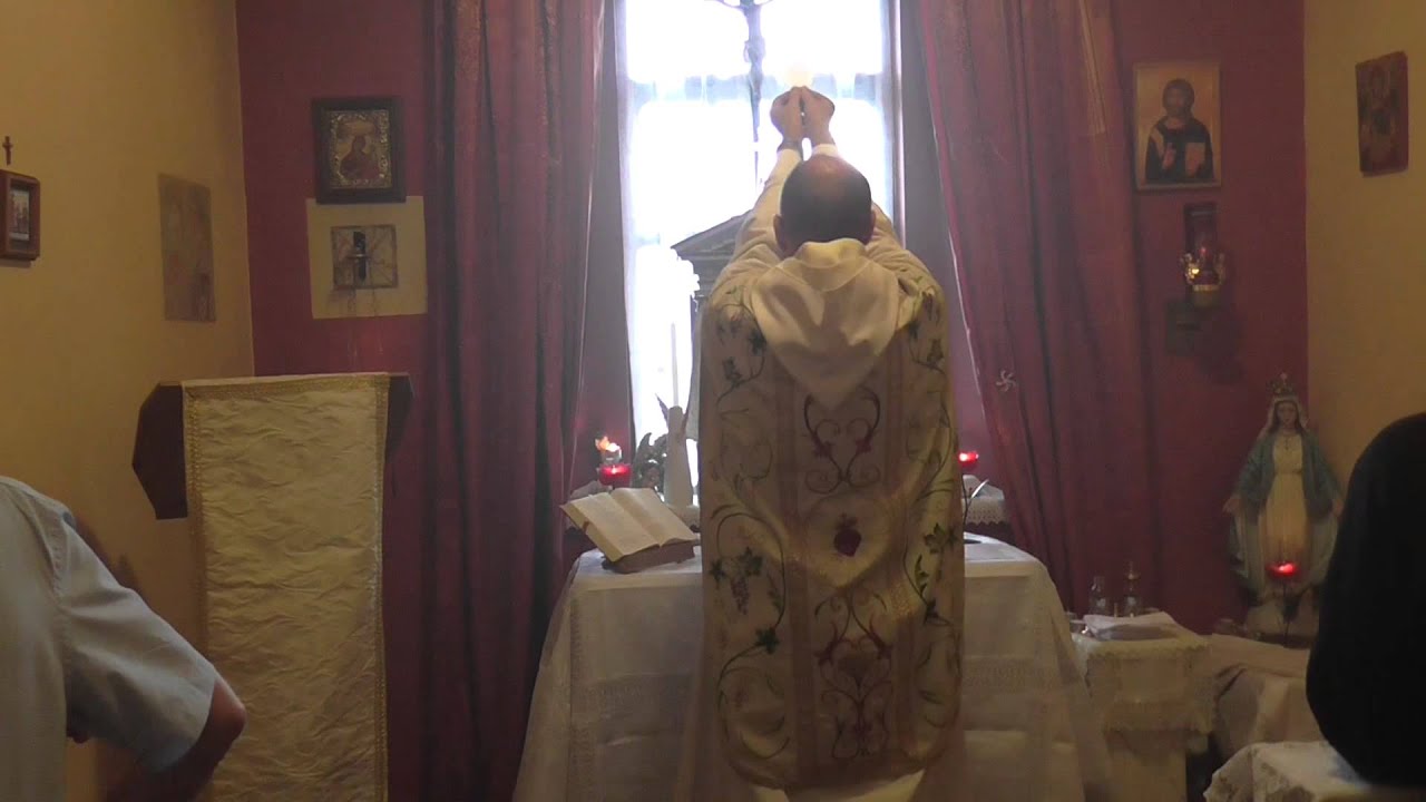 Fr. David Jones - Dawn Mass at the Hermitage (Transfiguration, 2014 ...