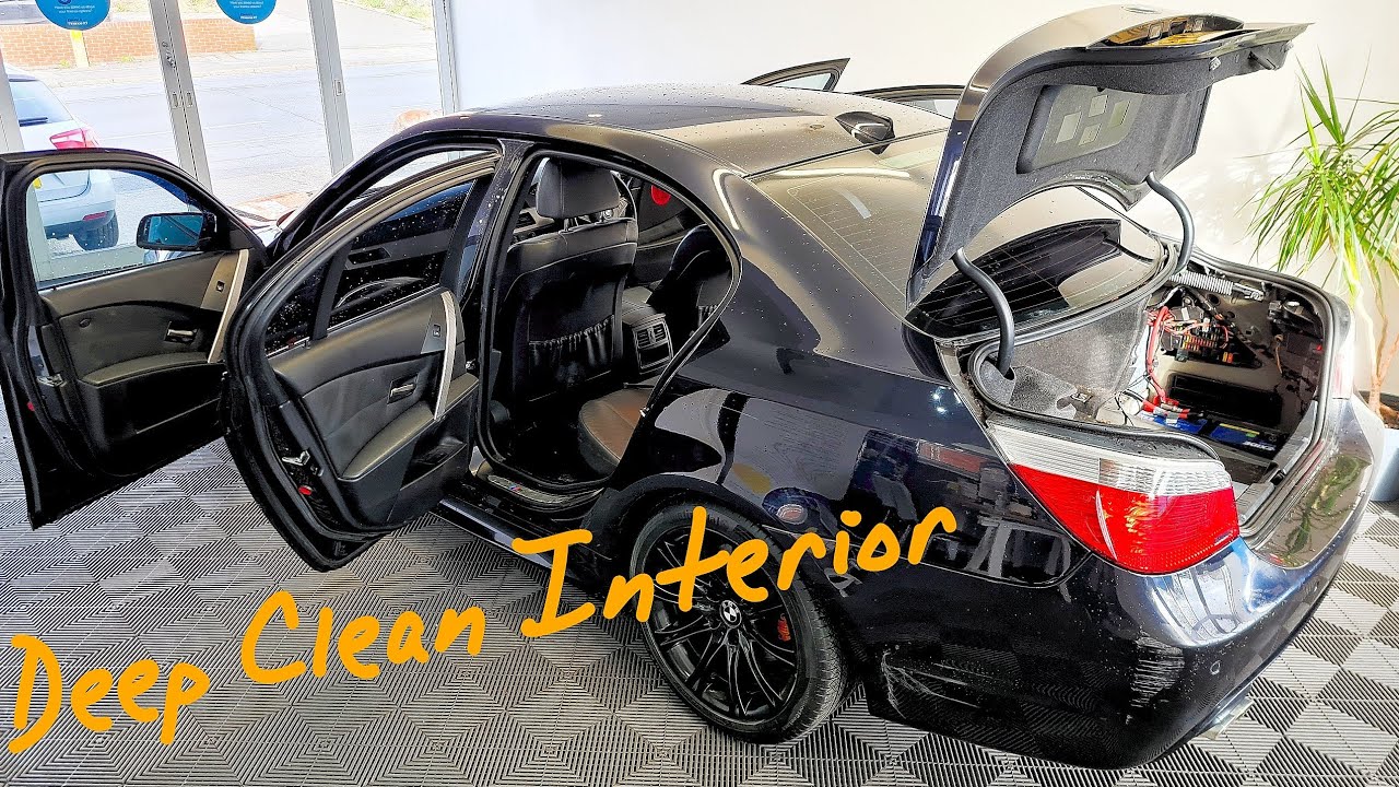 Bmw 5 Series (E60) Project - Pt8 - Deep Cleaning The Interior - YouTube