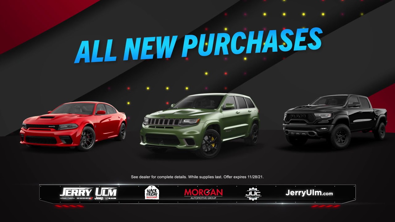 Jerry Ulm CDJR I Black Friday Sales Event - YouTube
