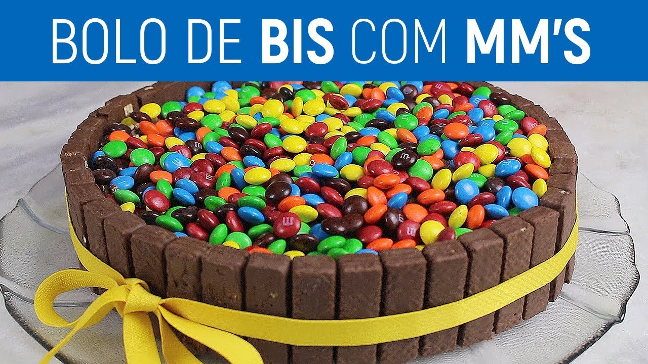 BOLO DE BIS COM MM's | Mike na Cozinha - YouTube