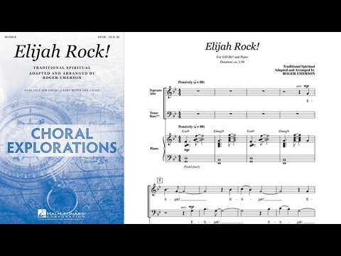 Elijah Rock! | SATB Choir | Arr. Roger Emerson