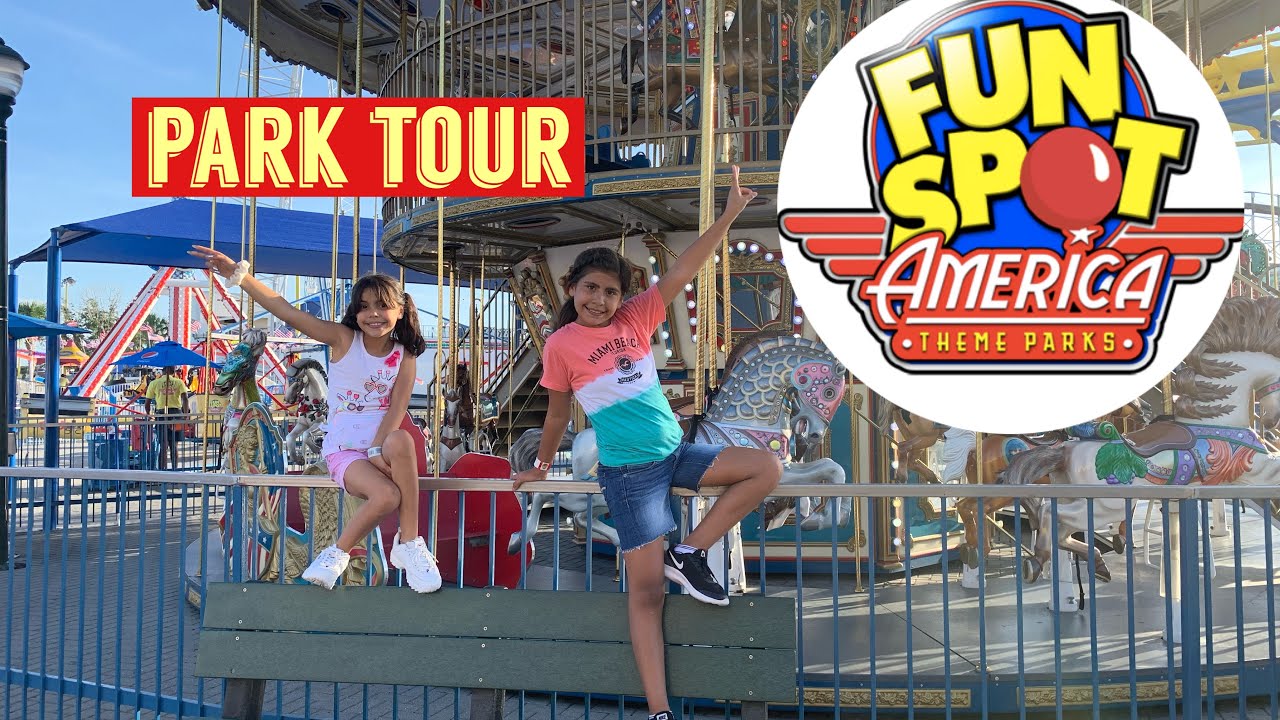 FULL PARK TOUR of Fun Spot America Orlando - YouTube
