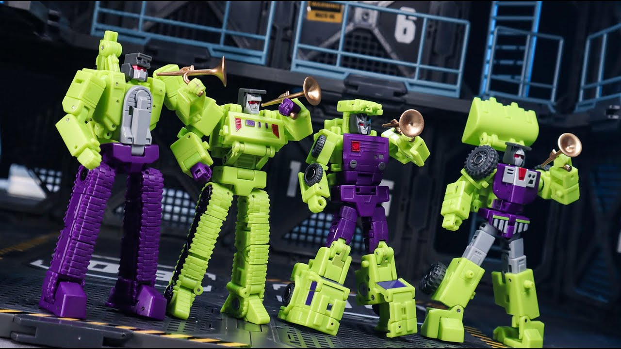 Summer of Decepticons Transformers stop motion Newage Devastator Carcel ...