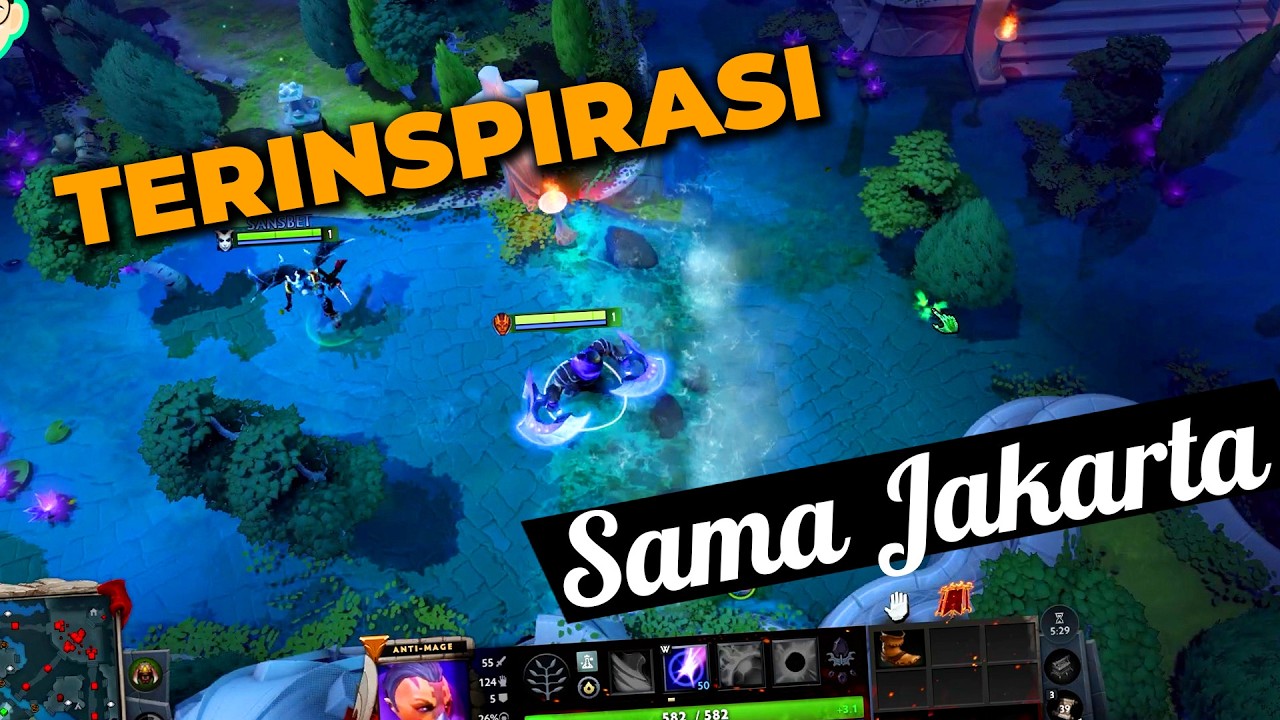 Ternyata MAP BANJIR INI INSPIRASINYA Jakarta, Dan DIBANTING ROSHAN | Mencoba Patch 7.38 Dota 2 ...