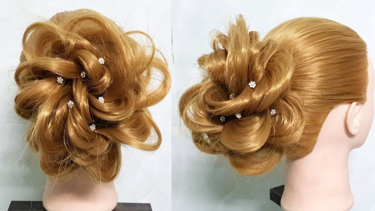 New beautiful juda hairstyle for wedding | Bridal hairstyle | Hair ...