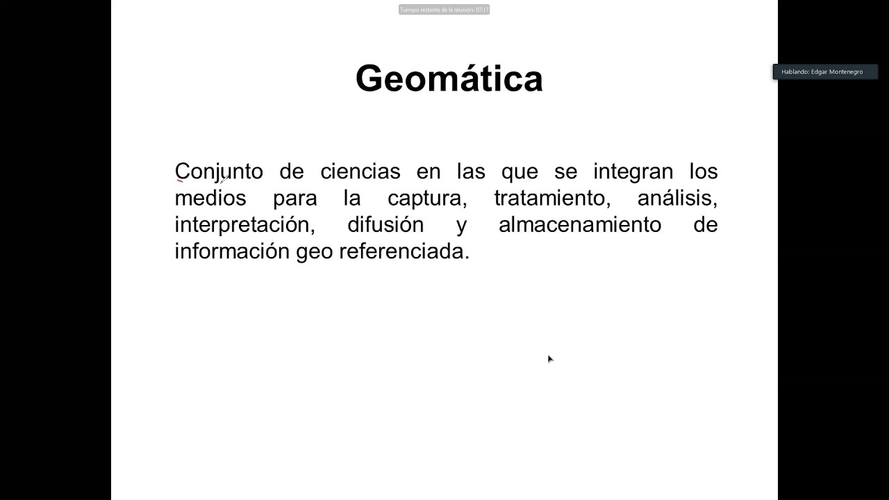 Introducción a la Geomatica // Geomatica - YouTube