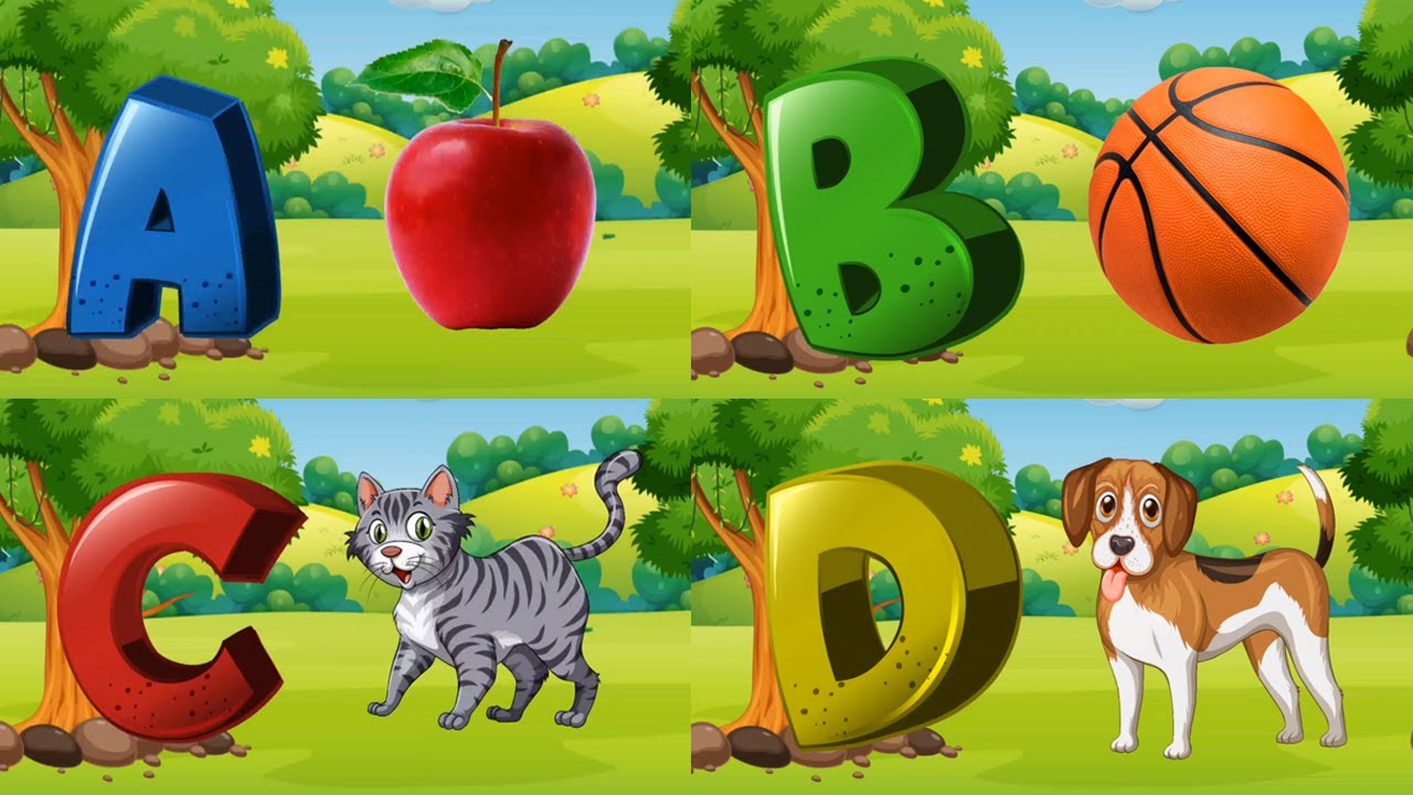 Abcd Learn | abcd | A for apple | Abc kids | alphabet || JJ KIDS TV for ...